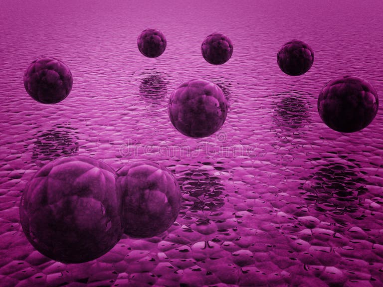 Cells in Mitosis or Multiplication of Cells Stock Illustration ...