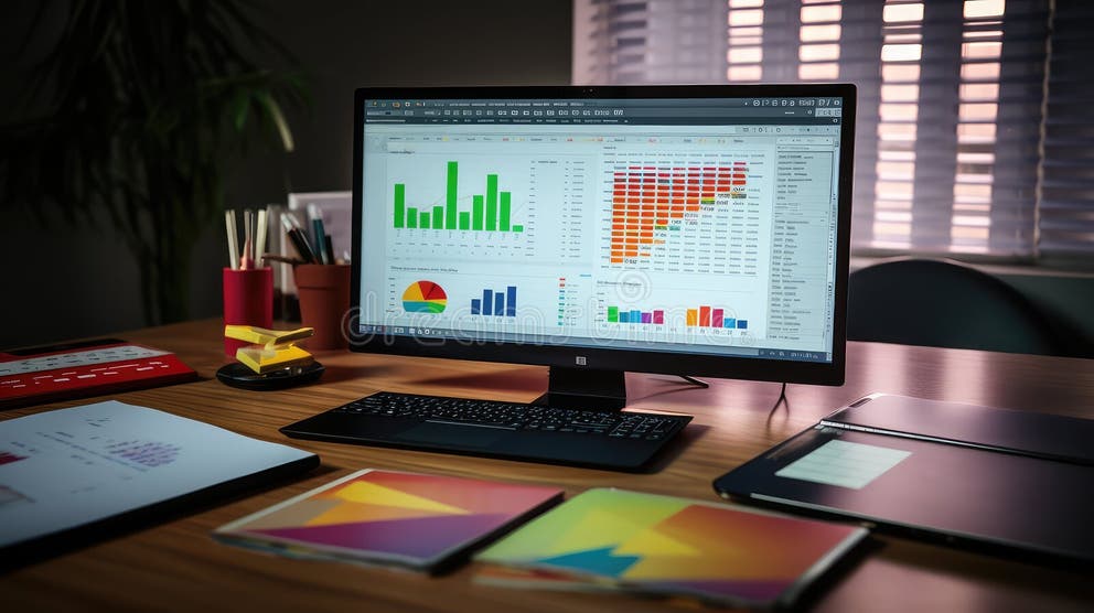 Cells spreadsheet data stock illustration. Illustration of templates ...