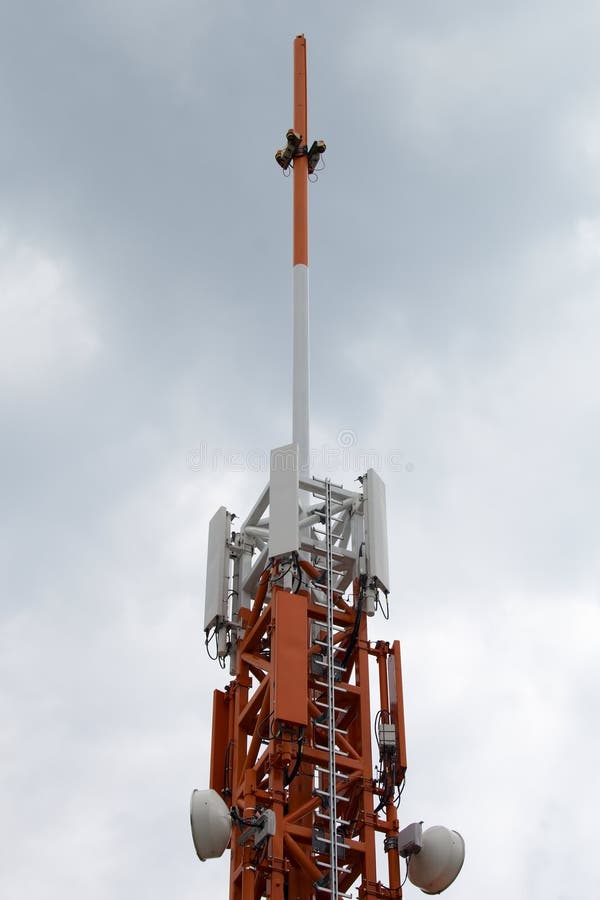 Cellular antenna stock image. Image of media, radio, dish - 16022045