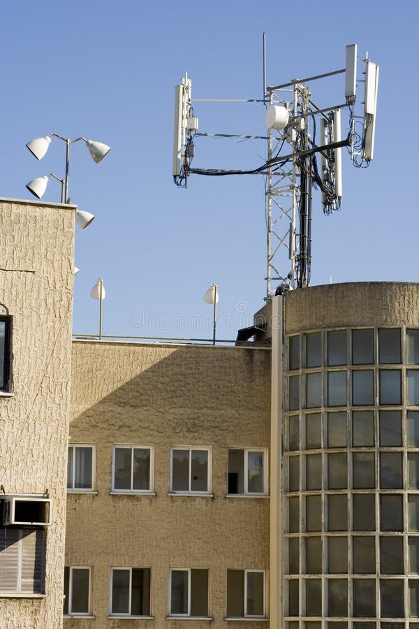 Cellular antenna stock photo. Image of phone, science - 4135588