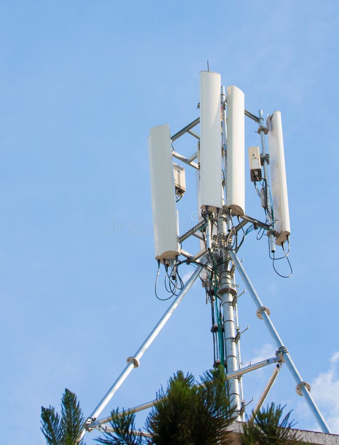 Cellular antenna stock image. Image of network, maintenance - 32200555