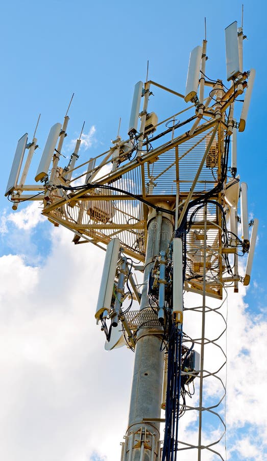Cellular antennas stock photo. Image of wireless, tower - 56278072