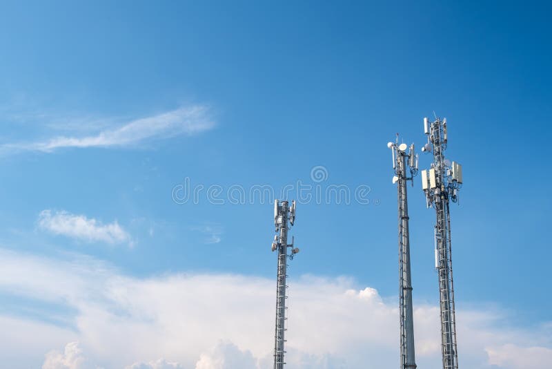 Cellular Base Station or Base Transceiver Station. Telecommunication ...