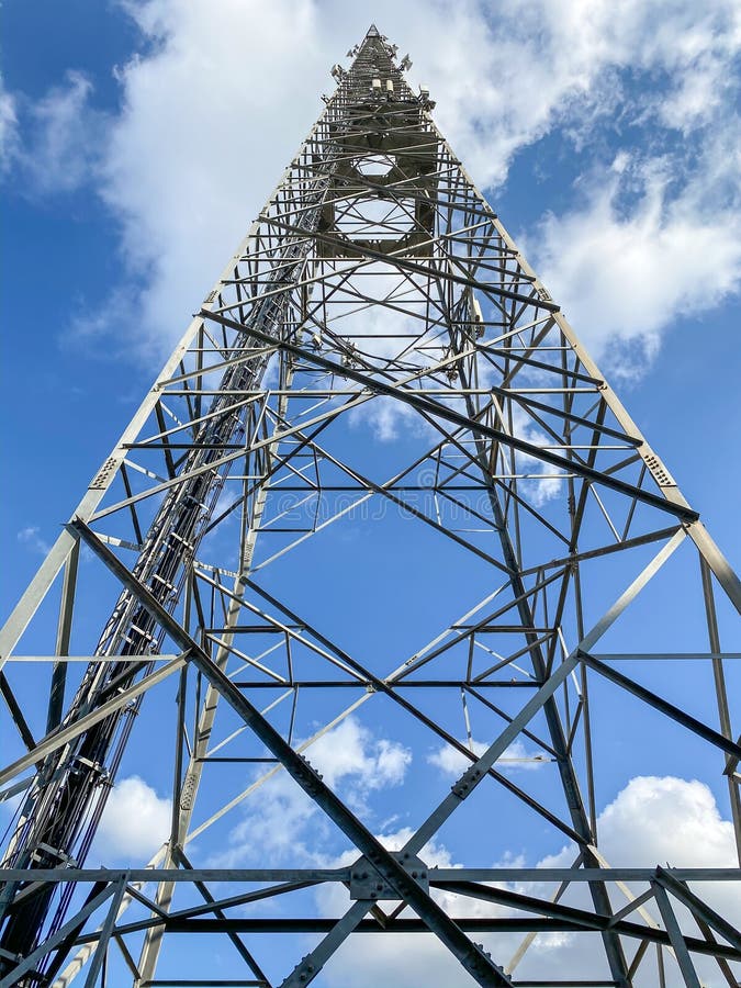 Cellular Base Station or Base Transceiver Station. Stock Photo - Image ...