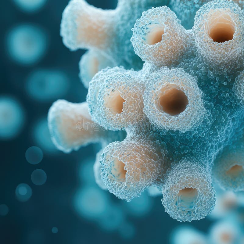 Cellular Defense: Leukocytes Under a Microscope, Showcasing Their ...