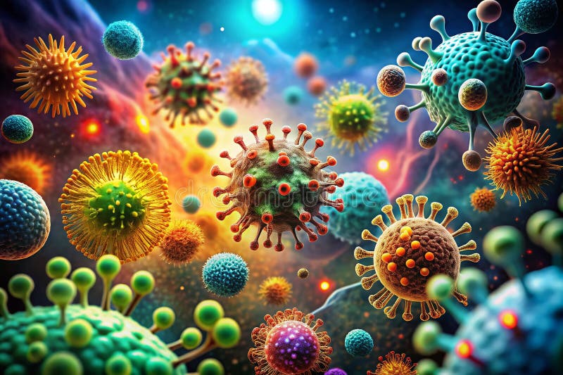 Cellular Defense Mechanisms a Microscopic View of Virus and Bacteria ...