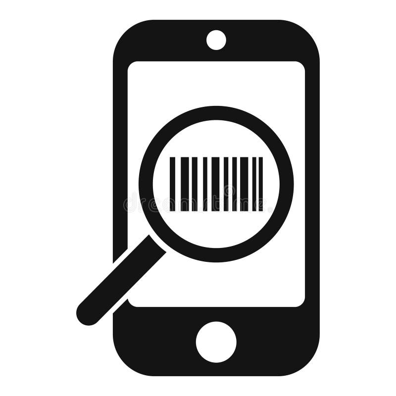 Cellular Device Quick Icon Simple Vector. Scan Smart Bar Stock ...