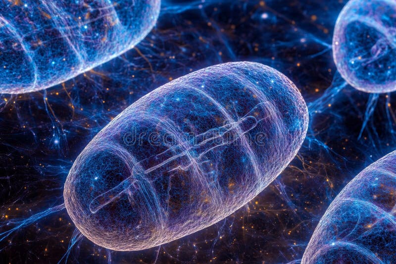 Cellular Exploration: Detailed Electron Microscopy of Mitochondria for ...