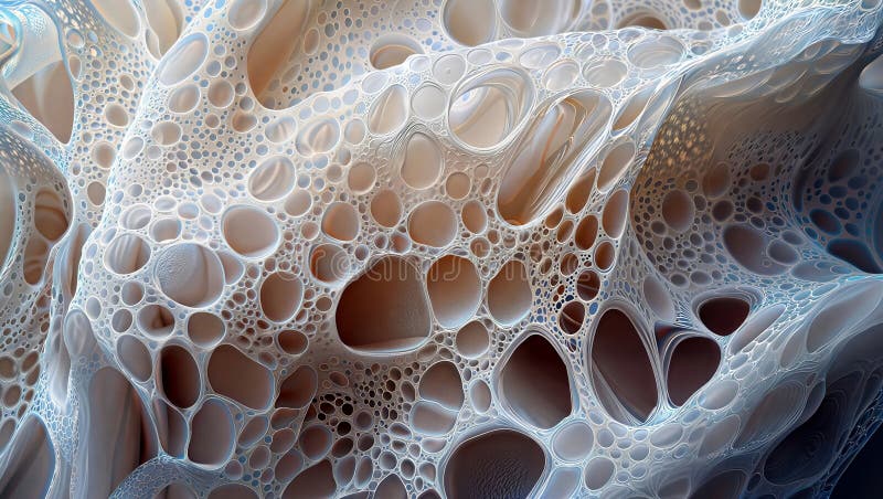 Cellular Foam Structure, Generative Ai Stock Illustration ...