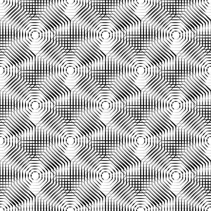 Cellular Geometric Pattern, Seamlessly Repeatable. Abstract Mono Stock ... Cellular Geometric Pattern, Seamlessly Repeatable. Abstract Mono Stock ...