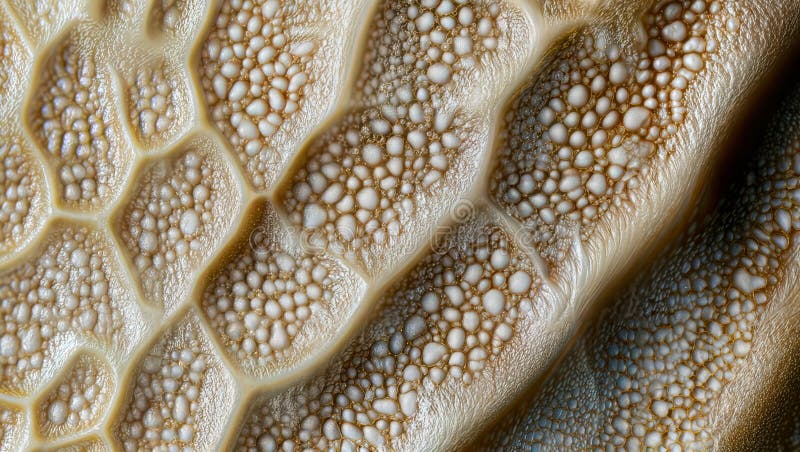 Golden Mosaic of Cellular Structures in Rich Textures, Generative Ai ...