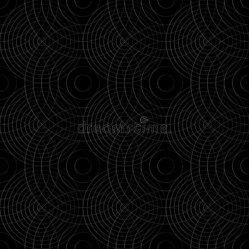 Cellular Pattern with Thin Lines of Circles. Repeatable Subtle Stock ...