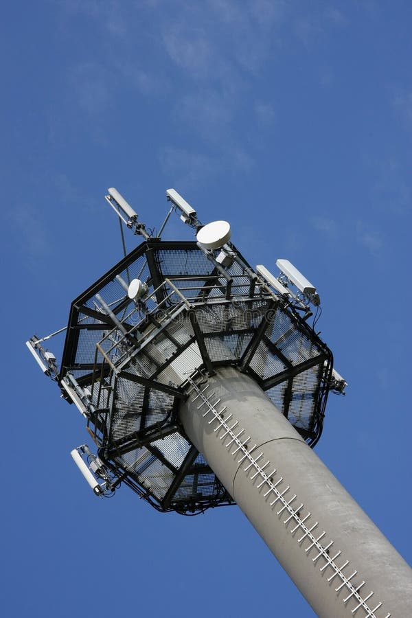 Cellular Phone Network Mast Stock Image - Image of mast, cellular: 11244745