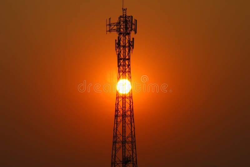 Cellular phone transmitter stock photo. Image of internet - 88077070