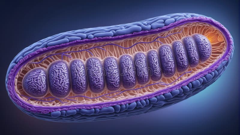 Cellular Powerhouse: Mitochondrion Structure and Function Stock ...
