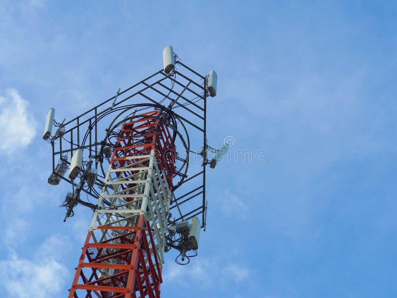 Wireless Communications stock image. Image of tower, analog - 606203
