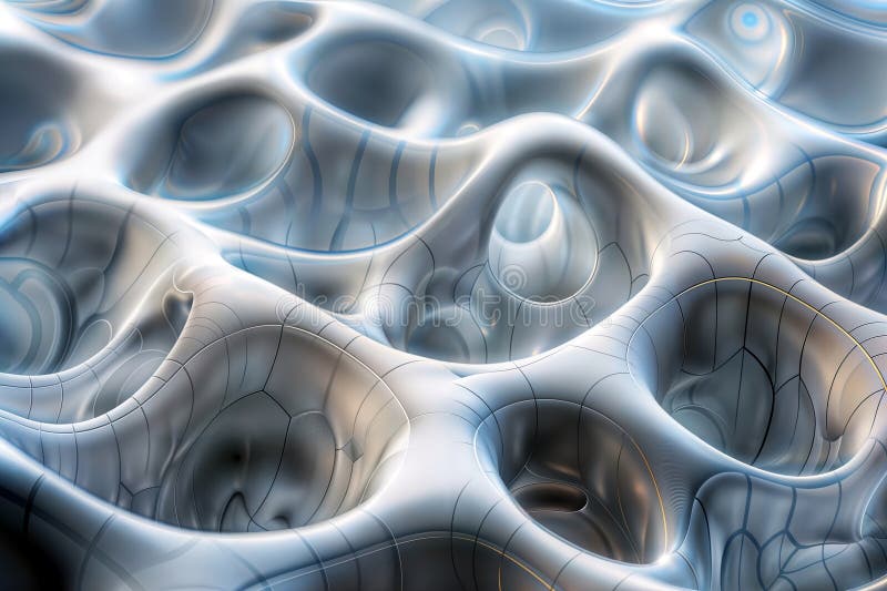 Cellular Structure: Spherical Shapes Resembling Biological Cells ...