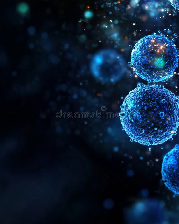 Cellular Structures Illuminated in Blue Light Create a Mesmerizing ...