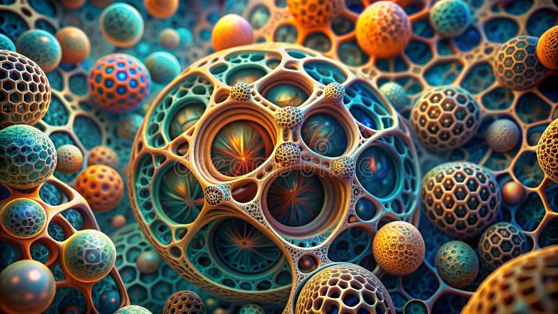 Cellular Structures: a Microcosm of Geometric Complexity AI Generated ...