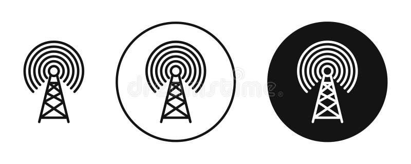 Cellular Tower Icon Stock Illustrations – 4,589 Cellular Tower Icon ...