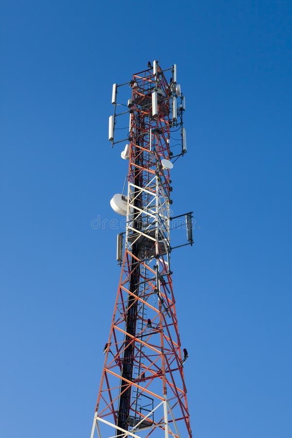 Cellular tower stock photo. Image of technology, station - 25054652
