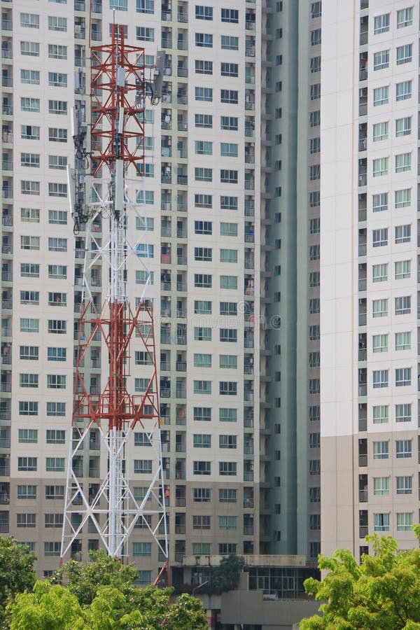 Cellular tower stock photo. Image of cellphone, tower - 214212678