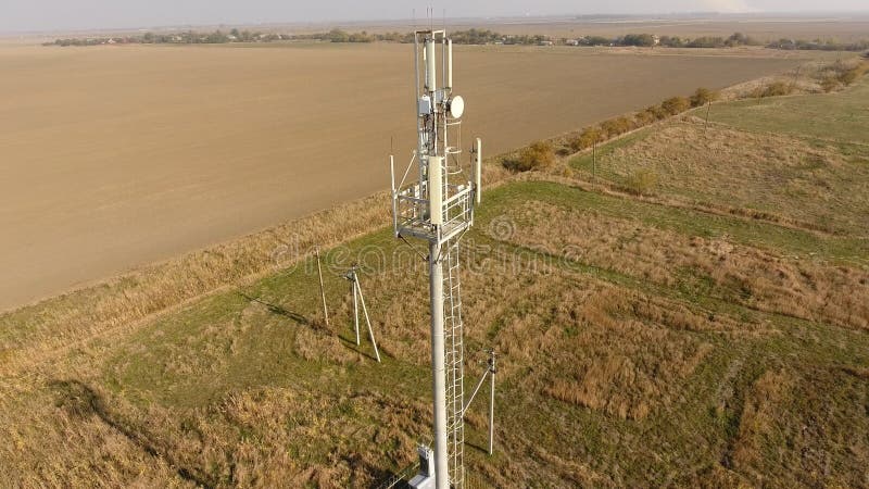 Equipment for Relaying Cellular and Mobile Signal. Cellular Tower Stock ...