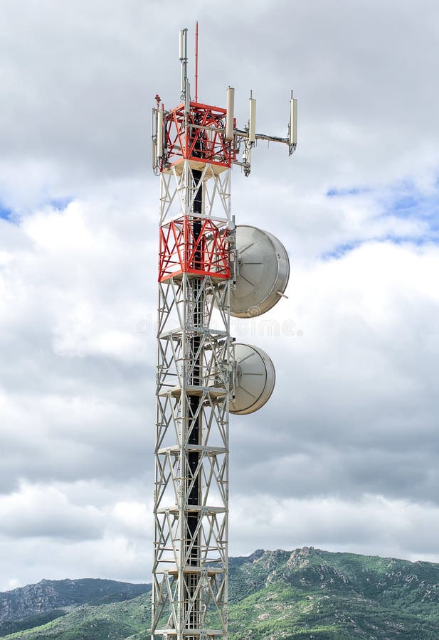 Cellular tower stock image. Image of station, cell, device - 34863325