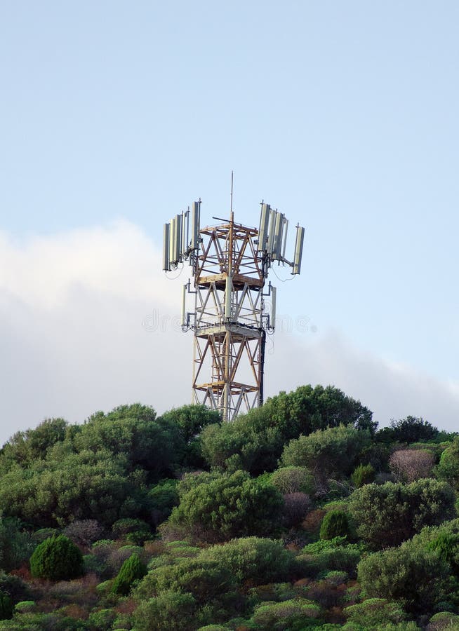 Cellular tower stock image. Image of station, cell, device - 34863325