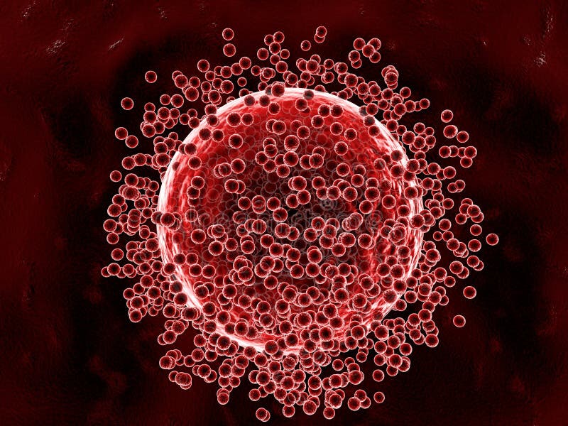 Cellules Micro Rouges - Illustration 3D Illustration Stock ...