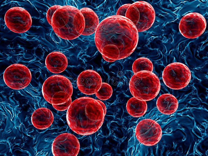 Cellules Rouges - Illustration 3D Illustration Stock - Illustration du ...