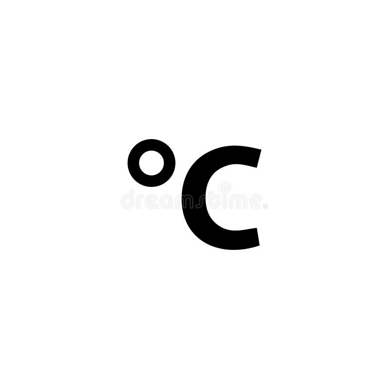 Celsius Icon and Simple Flat Symbol for Website,mobile,logo,app,UI Stock Vector - Illustration ...