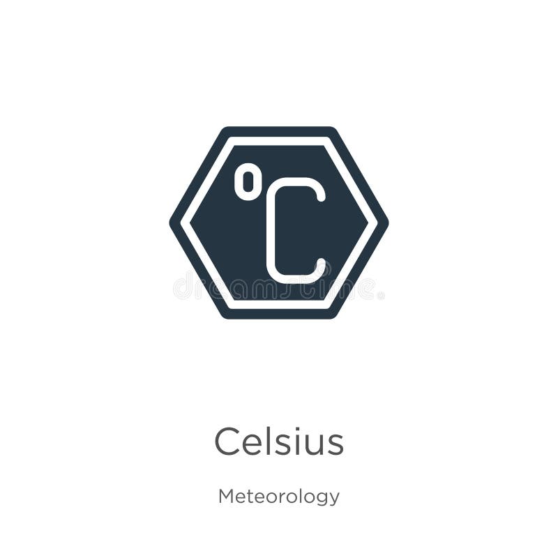 Celsius Icon Vector. Trendy Flat Celsius Icon from Meteorology ...