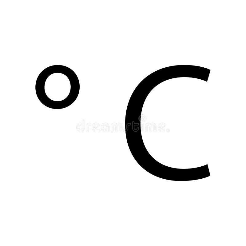 Celsius Icon on a White Background. Vector Illustration Stock ...