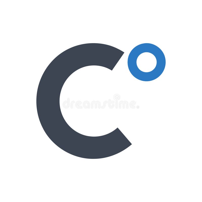 Celsius Symbol Icon stock vector. Illustration of celsius - 361702494
