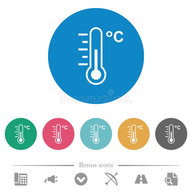 Temperature Low Moderate High Stock Illustration - Illustration of ...