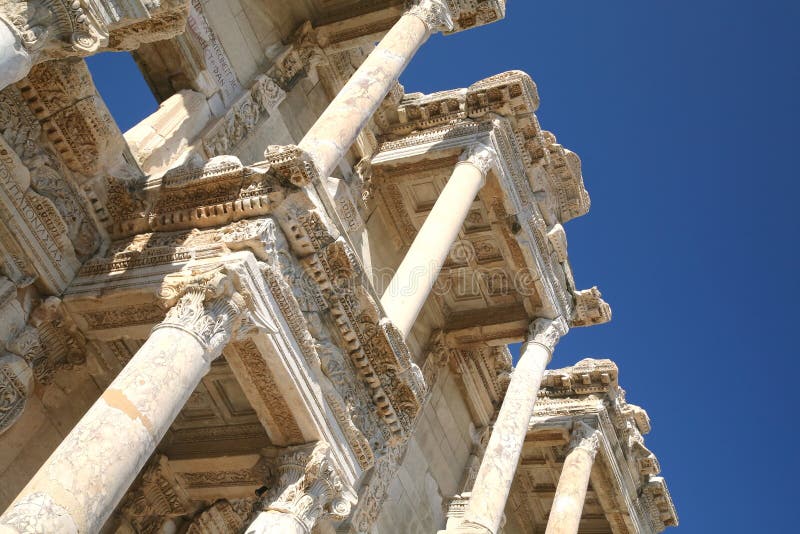 Celsus Library, Ephesus stock image. Image of library - 20835083