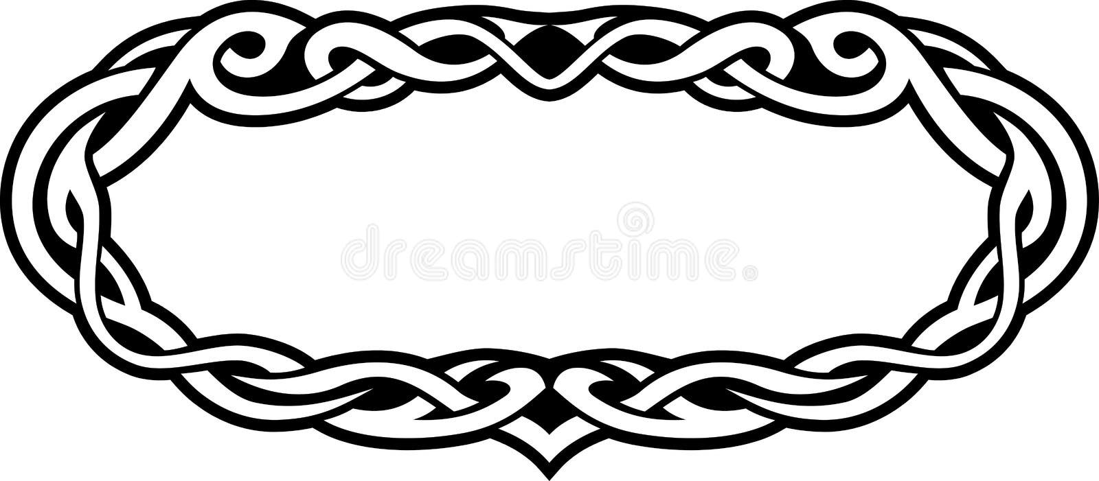 Celtic Heart Tattoo stock illustration. Illustration of shape - 35612521