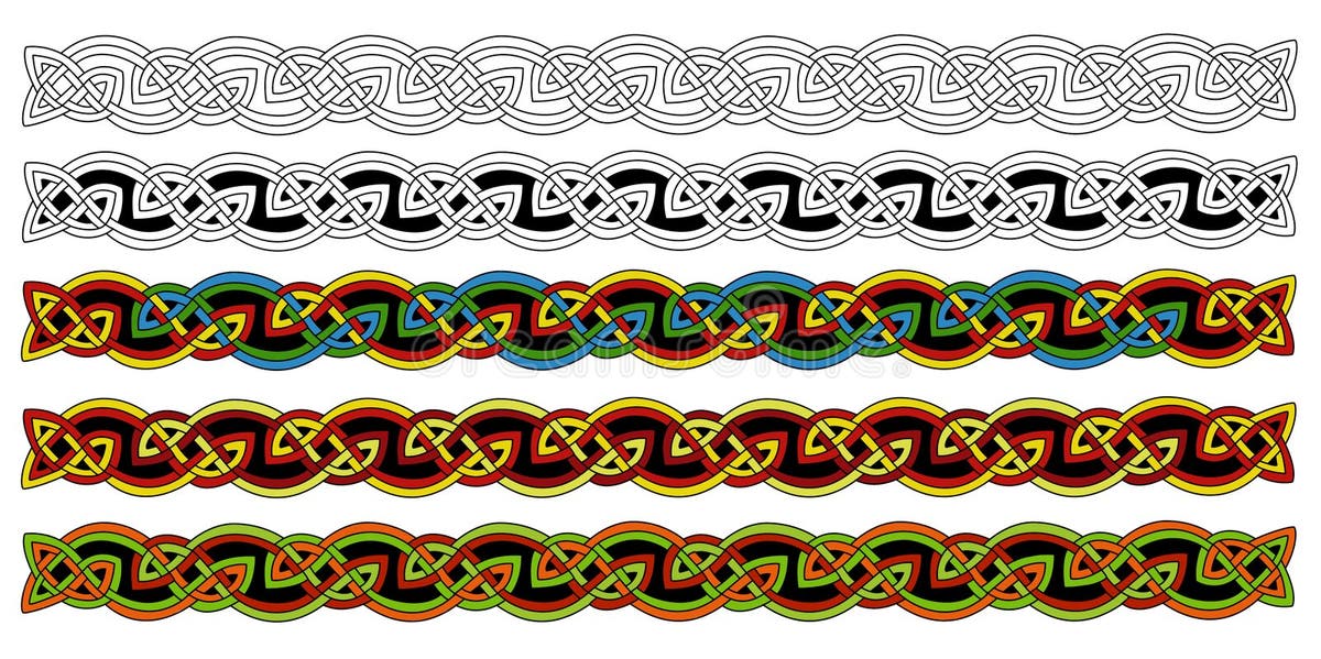 Celtic Borders Stock Illustrations – 933 Celtic Borders Stock ...