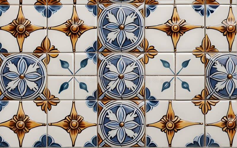 Celtic Ceramic Tile Texture, Classic and Old School with 8K Resolution ...