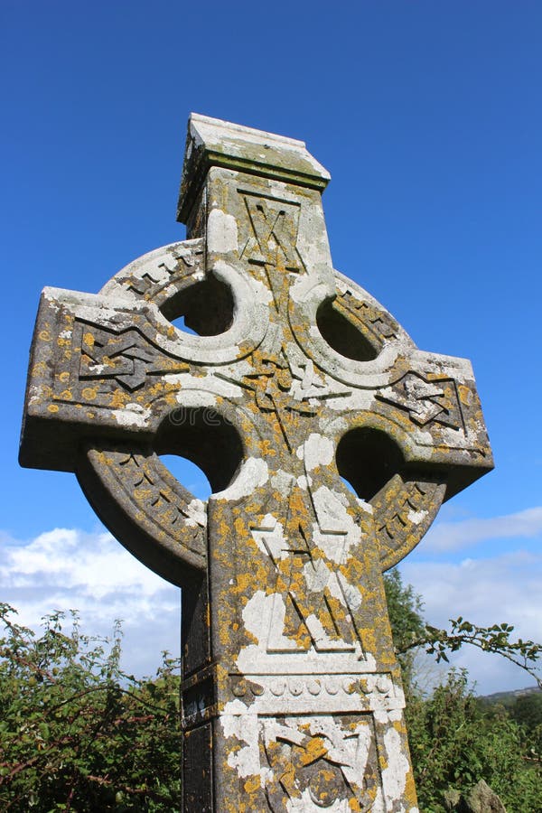 Celtic Cross stock image. Image of ireland, cross, burial - 100255799