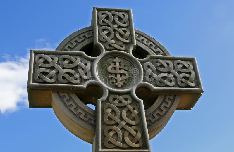 Celtic Cross stock image. Image of christian, scottish - 56917367