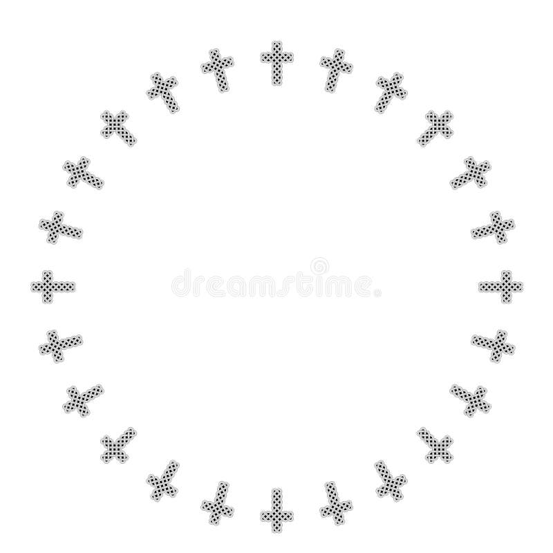 Celtic Crosses Frame - Cdr Format Stock Vector - Illustration of ...