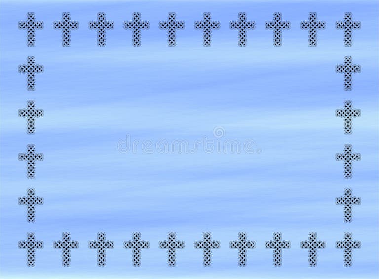 Celtic Crosses Frame - Cdr Format Stock Illustration - Illustration of ...