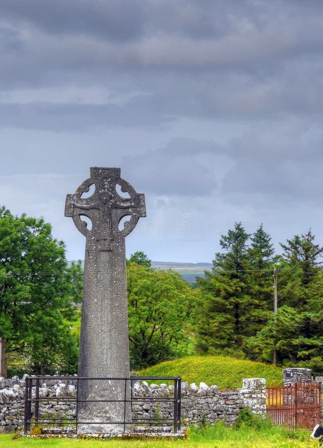 Celtic Crosses in Kilfenora, Ireland Stock Photo - Image of kilfenora ...