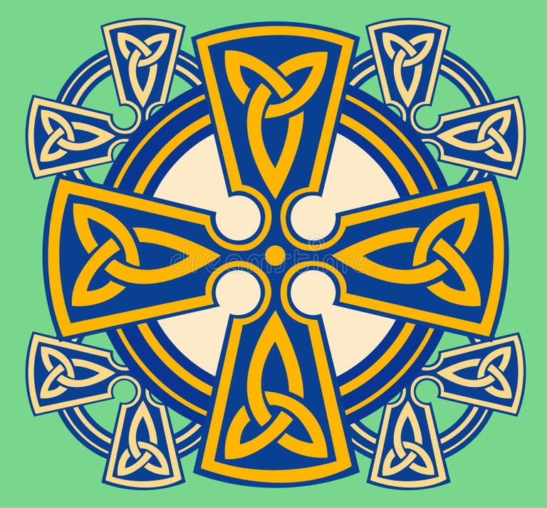 Celtic Knotwork Cross Stock Illustrations – 847 Celtic Knotwork Cross ...