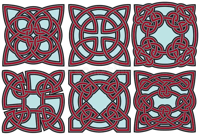Celtic design elements set stock vector. Illustration of isolated ...