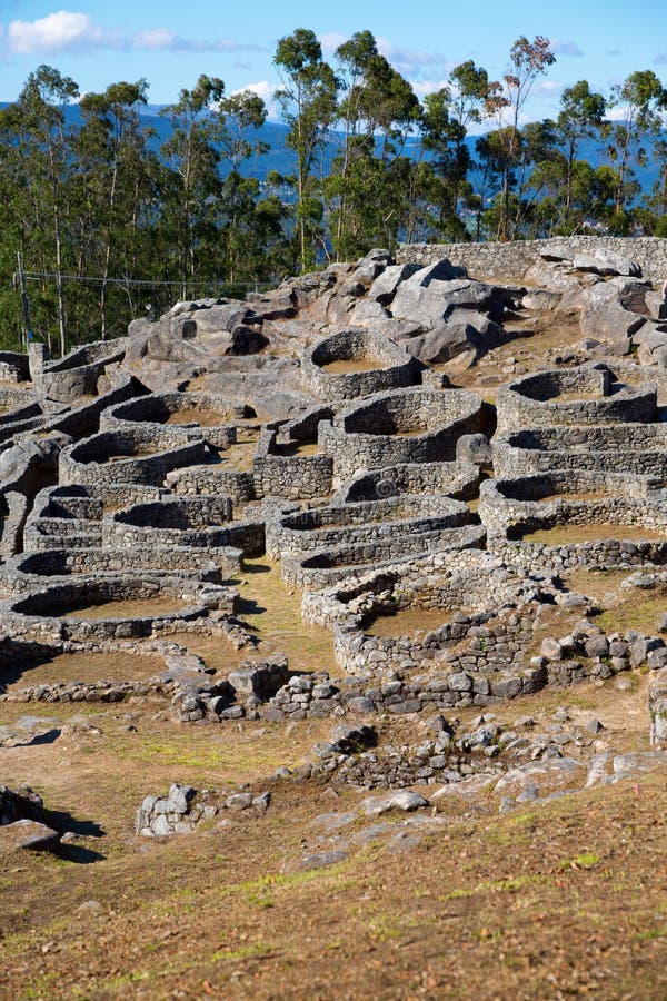 Celtic fort stock image. Image of shack, town, ruins - 25843979