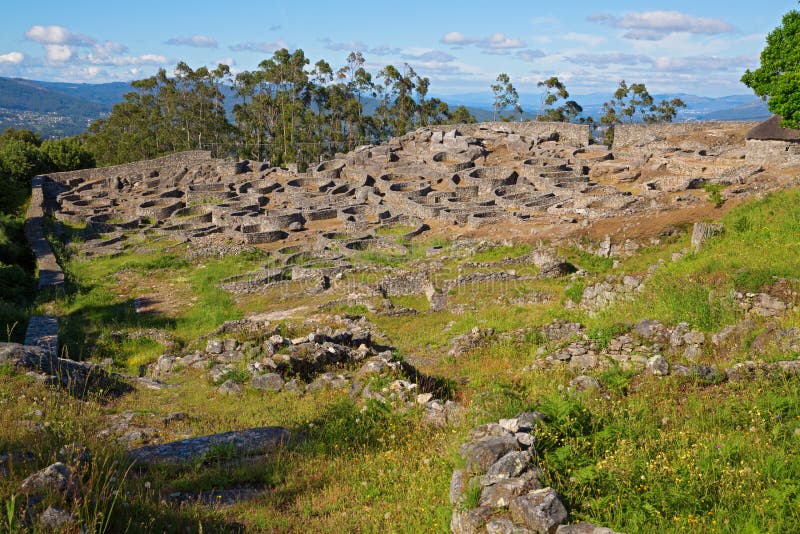 Celtic fort stock image. Image of shack, town, ruins - 25843979