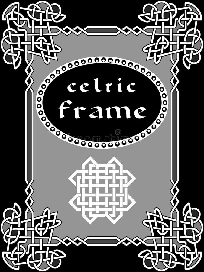 Celtic frame stock vector. Illustration of medieval, frame - 50278242